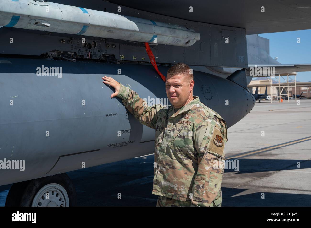 Tech. Sgt. Tyler Adams, 757th Aircraft Maintenance Squadron flight line ...