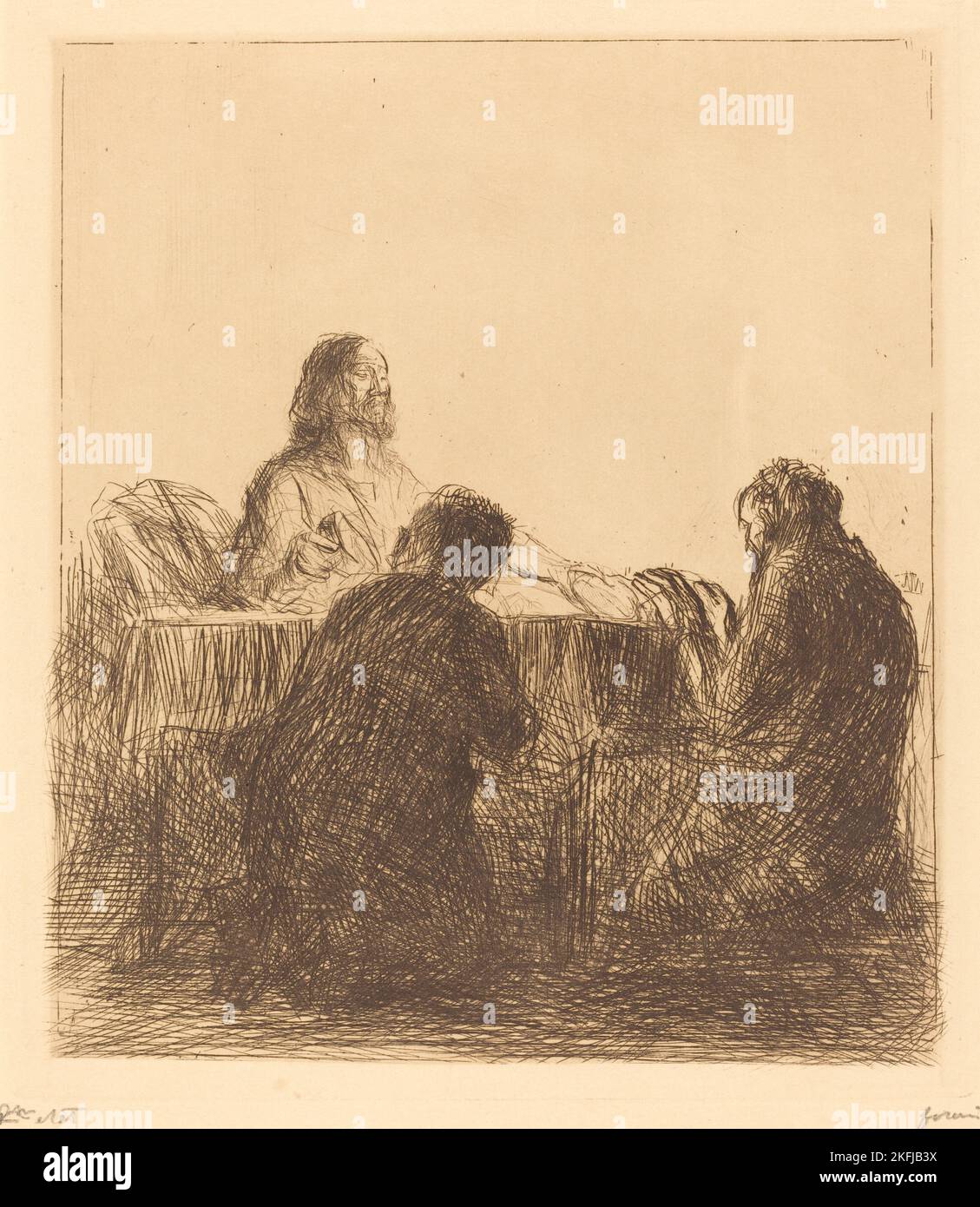 Jesus and breaking bread hi-res stock photography and images - Alamy