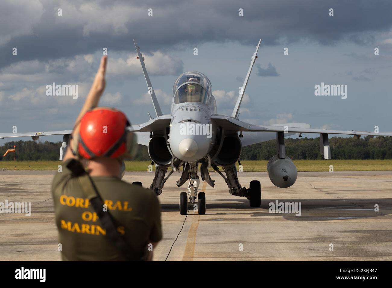 U.S. Marine Corps Cpl. Devon Wood, aircraft ordnance technician, Marine ...