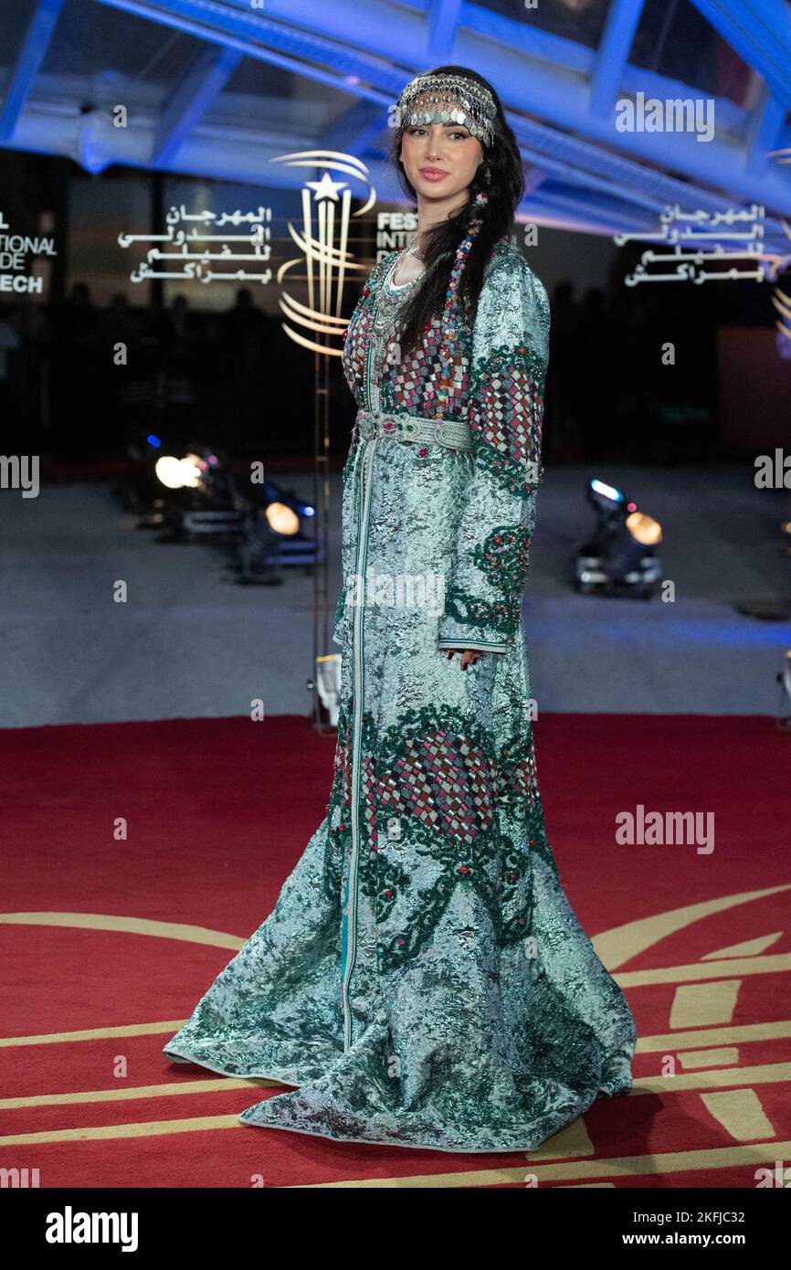 Sofia Saidi attending The Swimmer Premiere during the 19th Marrakech ...