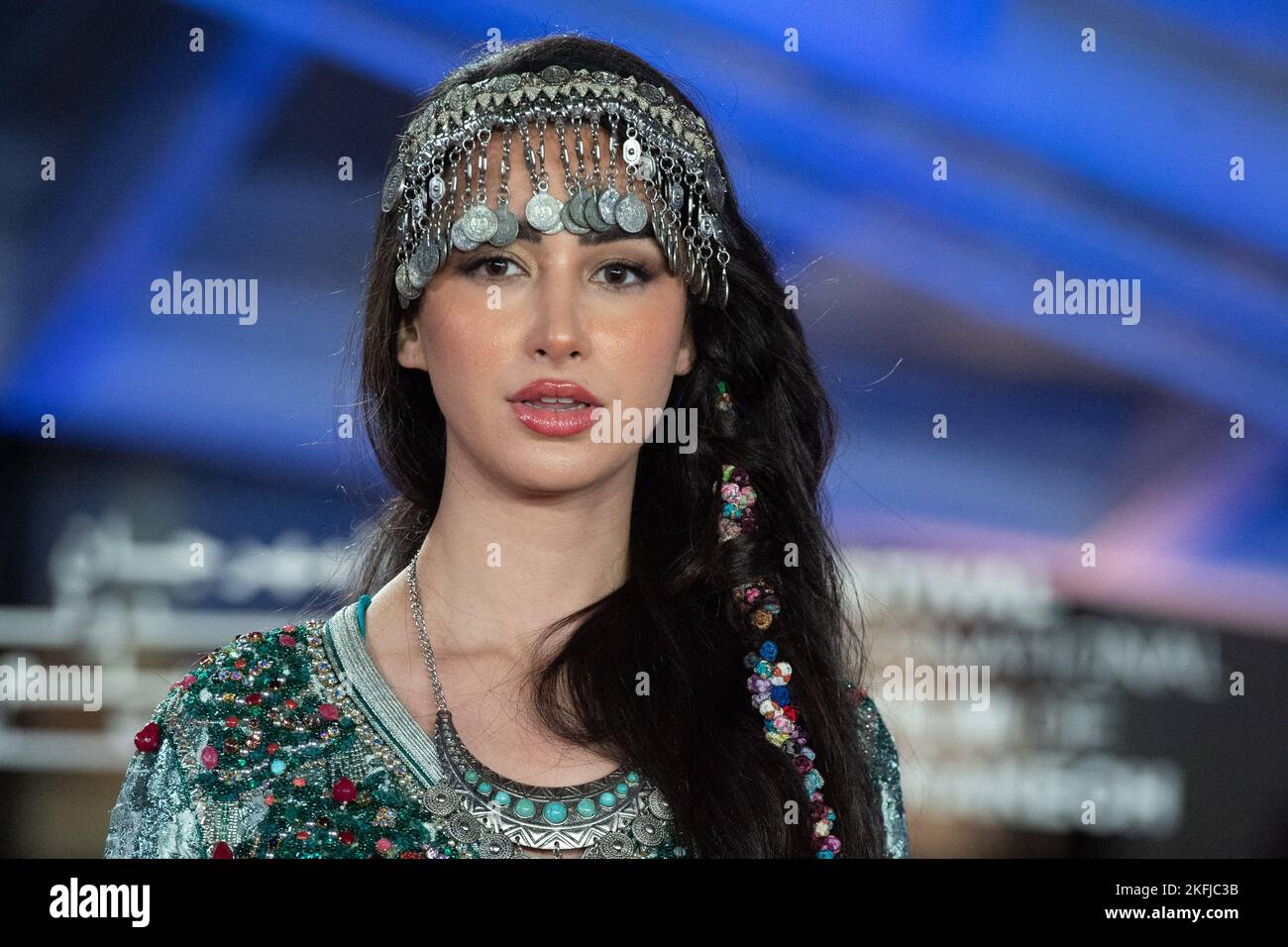 Sofia Saidi attending The Swimmer Premiere during the 19th Marrakech International Film Festival ...
