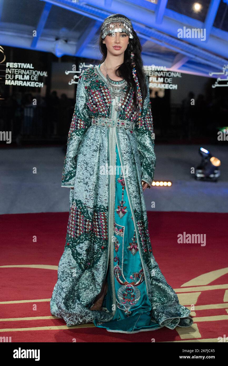 Sofia Saidi attending The Swimmer Premiere during the 19th Marrakech ...
