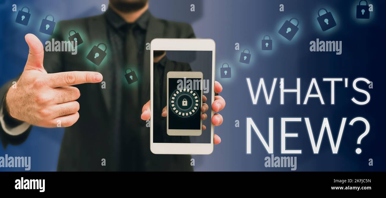 Writing displaying text What's New. Business concept Asking about ...