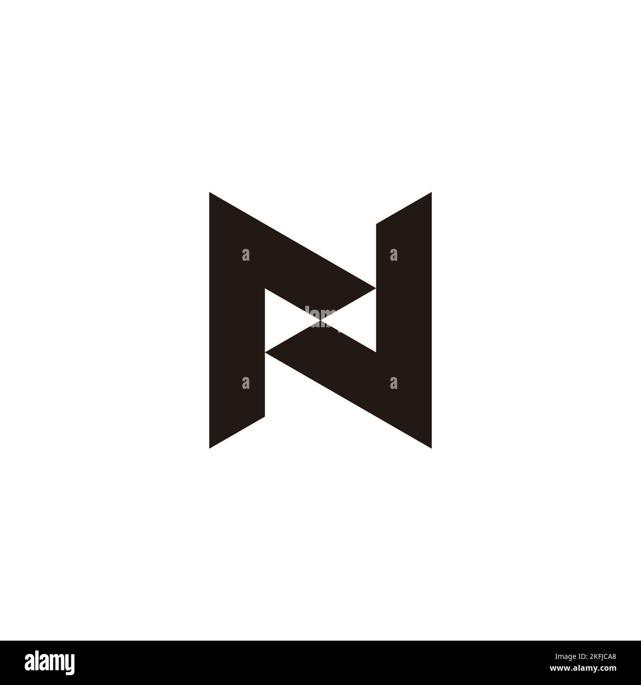 Letter r and J, letter N geometric symbol simple logo vector Stock Vector Image & Art - Alamy