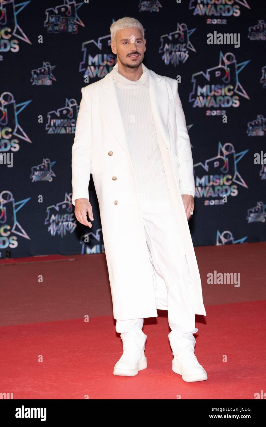 Matt Pokora attends the 24th NRJ Music at Palais des Festivals, on ...