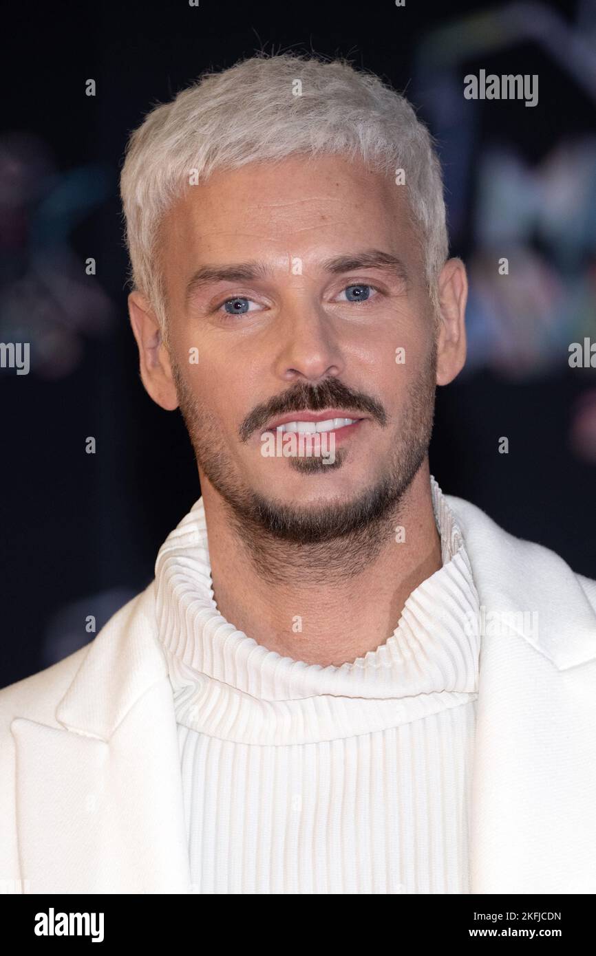 Matt Pokora attends the 24th NRJ Music at Palais des Festivals, on ...