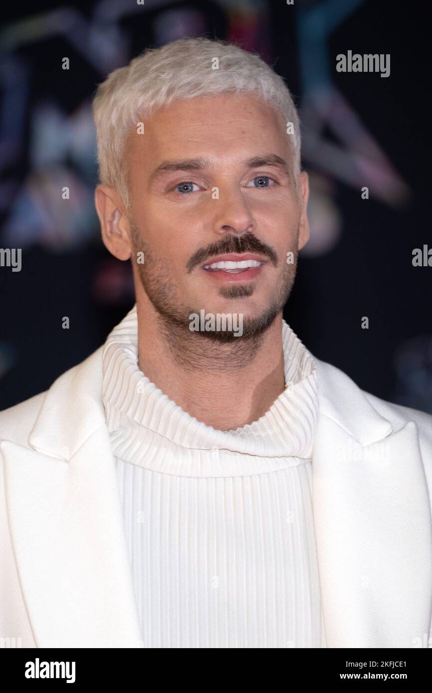 Matt Pokora attends the 24th NRJ Music at Palais des Festivals, on ...