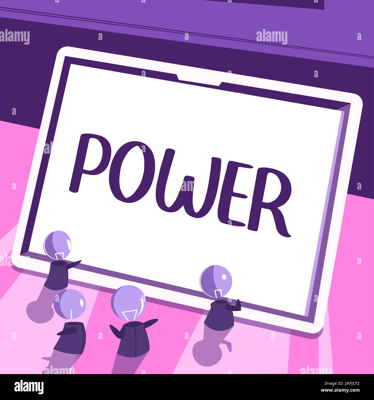 Text caption presenting Power. Business concept ability capacity to do ...