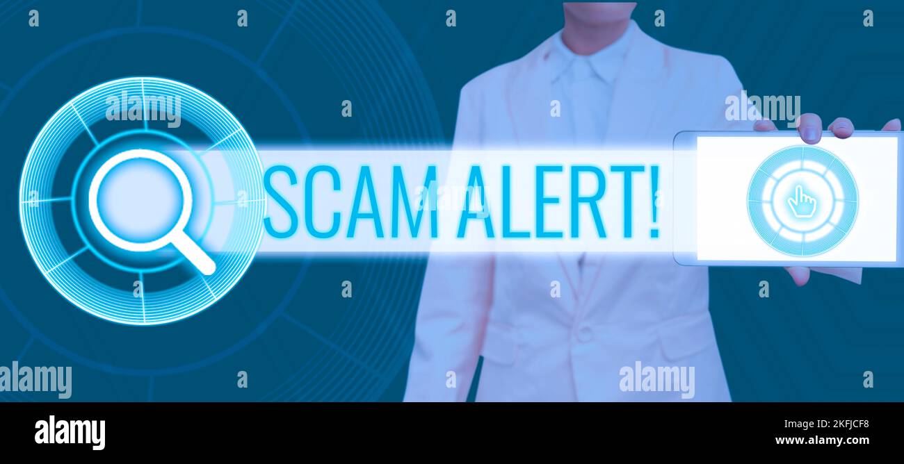 Conceptual display Scam Alert. Business overview warning someone about ... Conceptual display Scam Alert. Business overview warning someone about ...