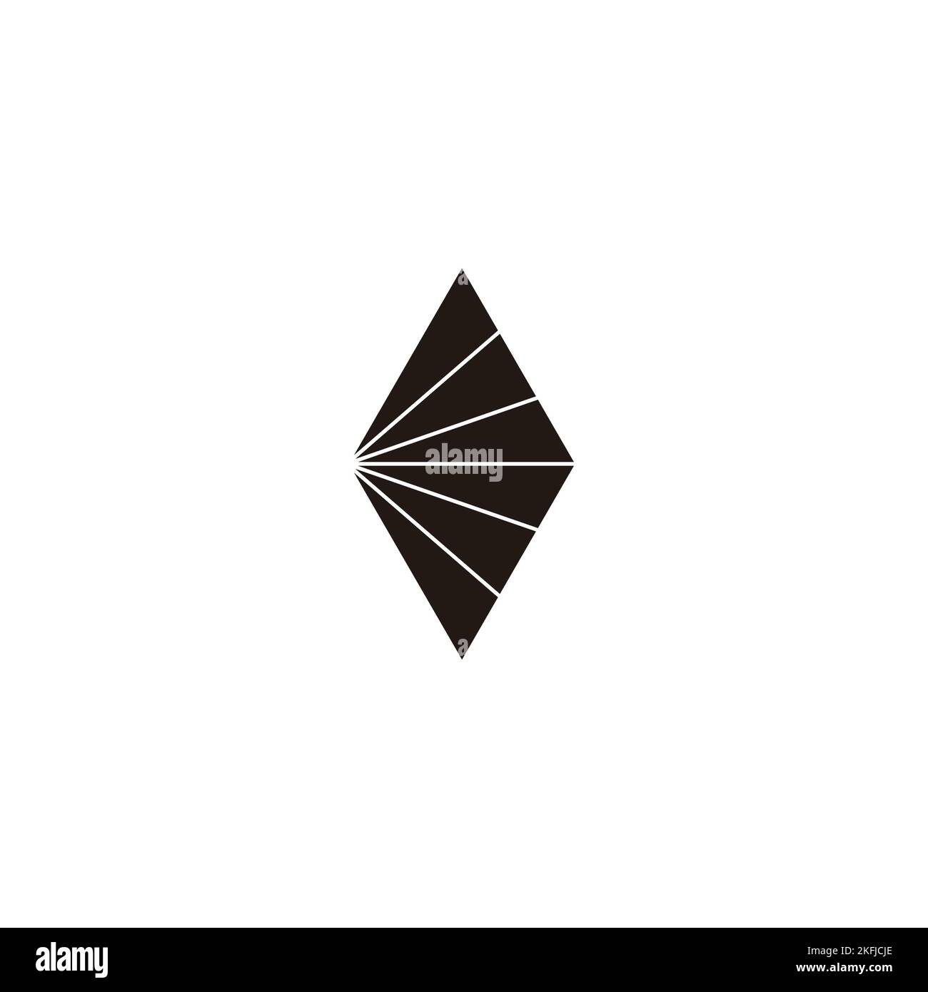 Gem, shine geometric symbol simple logo vector Stock Vector Image & Art ...