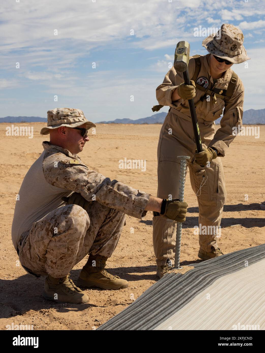 U.S. Marines assigned to Aviation Ground Support, Marine Aviation ...