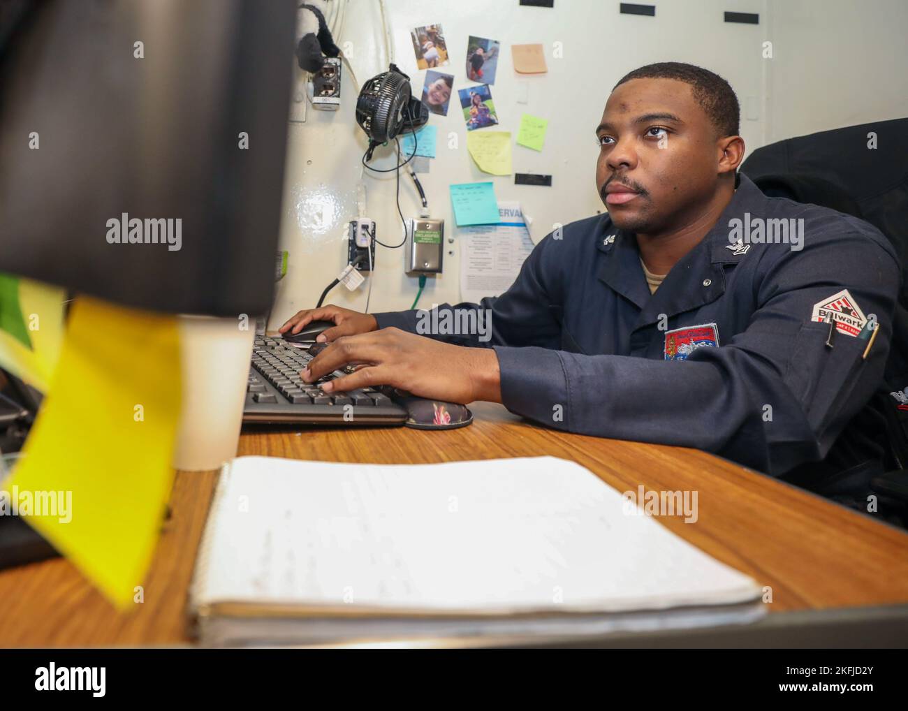 PHILIPPINE SEA (Sep. 19, 2022) Yeoman 2nd Class Joe Humphreys, from ...