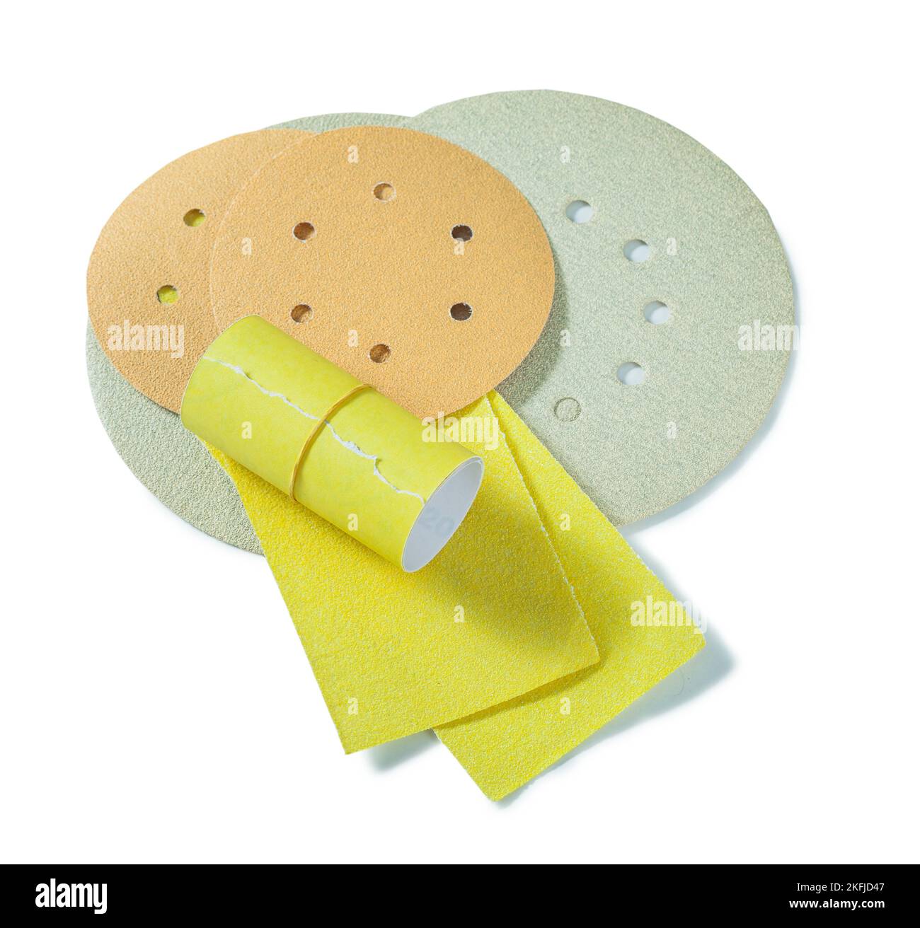 Closeup shot abrasive grinding Cut Out Stock Images & Pictures - Alamy