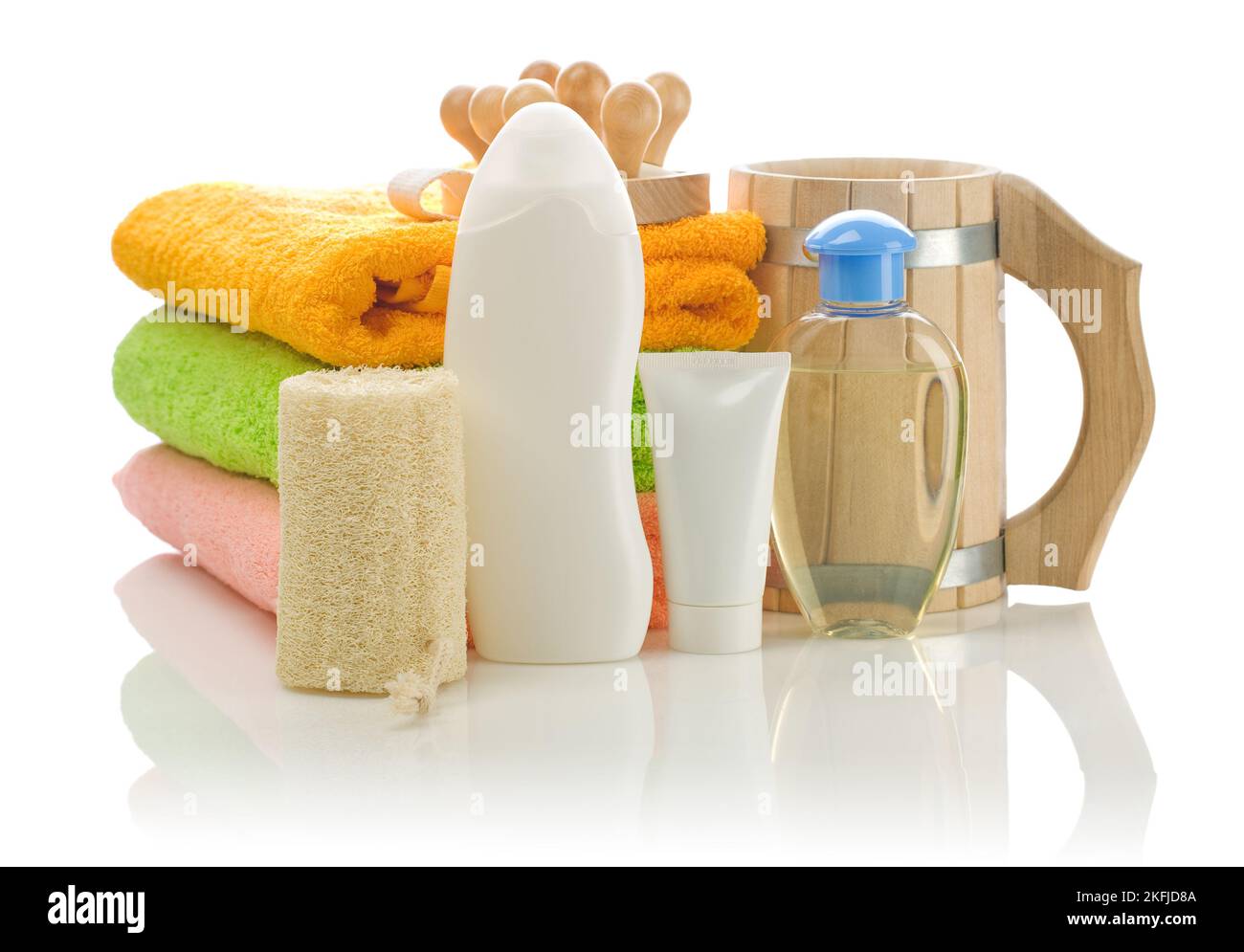 Collection bathing accessories hi-res stock photography and images - Alamy