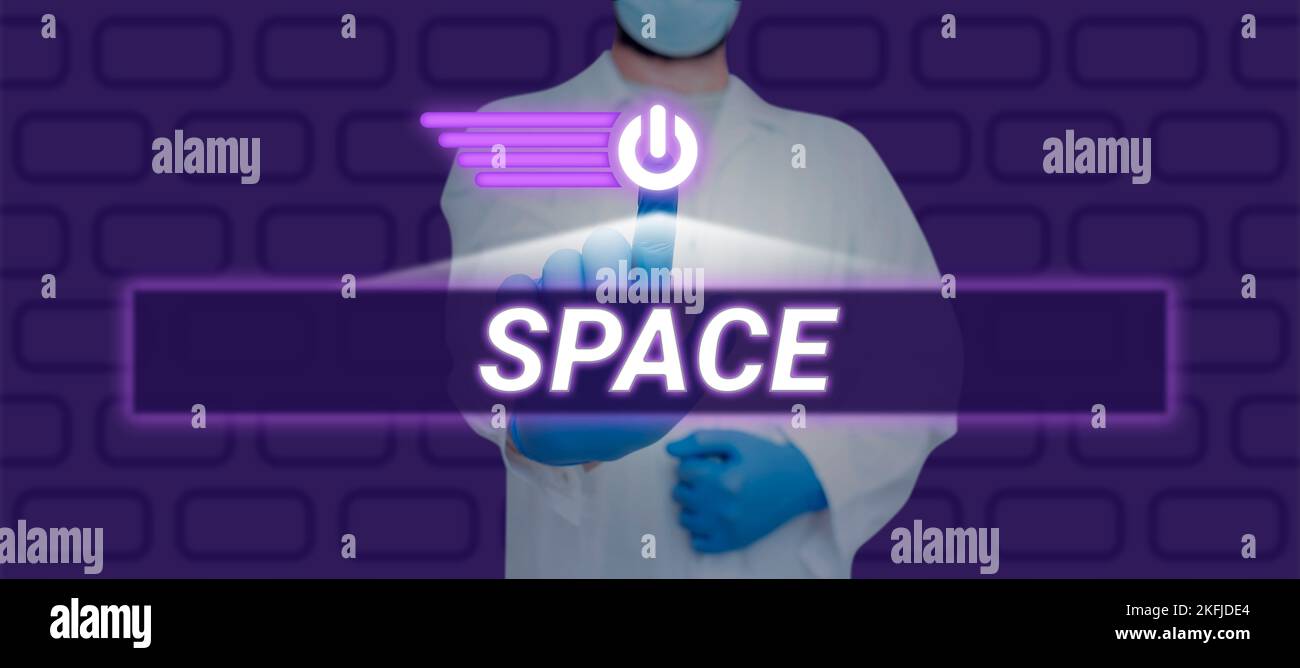 Inspiration showing sign Space. Word Written on continuous area or ...