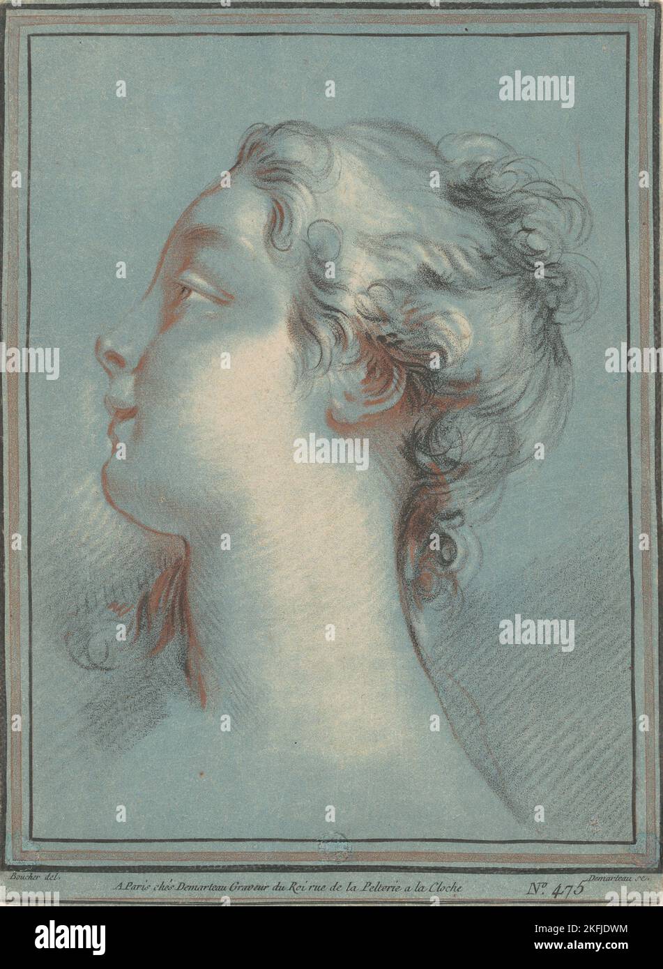 Woman facing left hi-res stock photography and images - Alamy