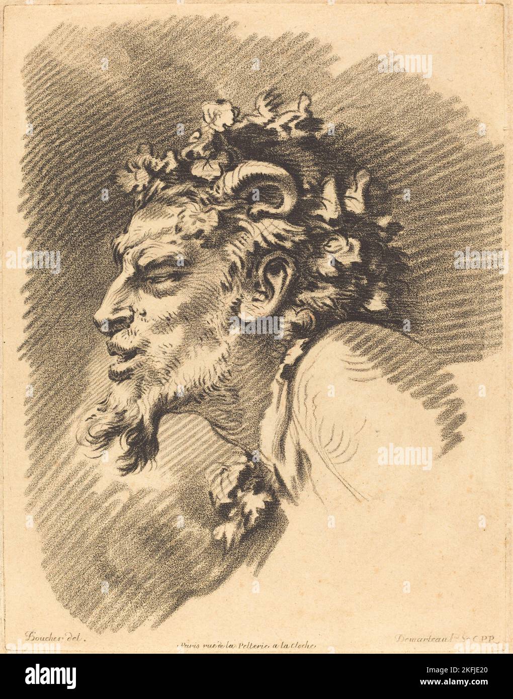 Head of a Faun Stock Photo - Alamy