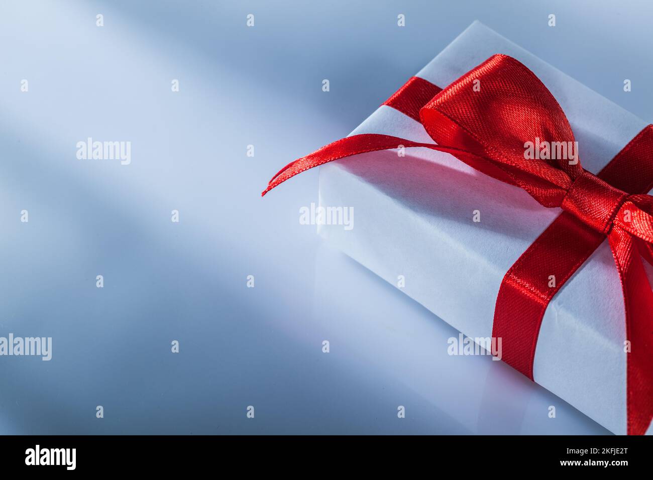 Composition of red present boxes on white background Stock Photo - Alamy