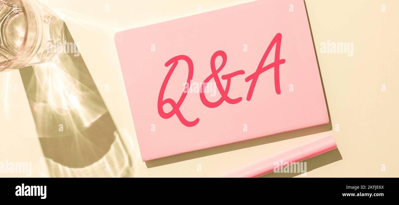 Text caption presenting Q A. Business showcase defined as questions ...