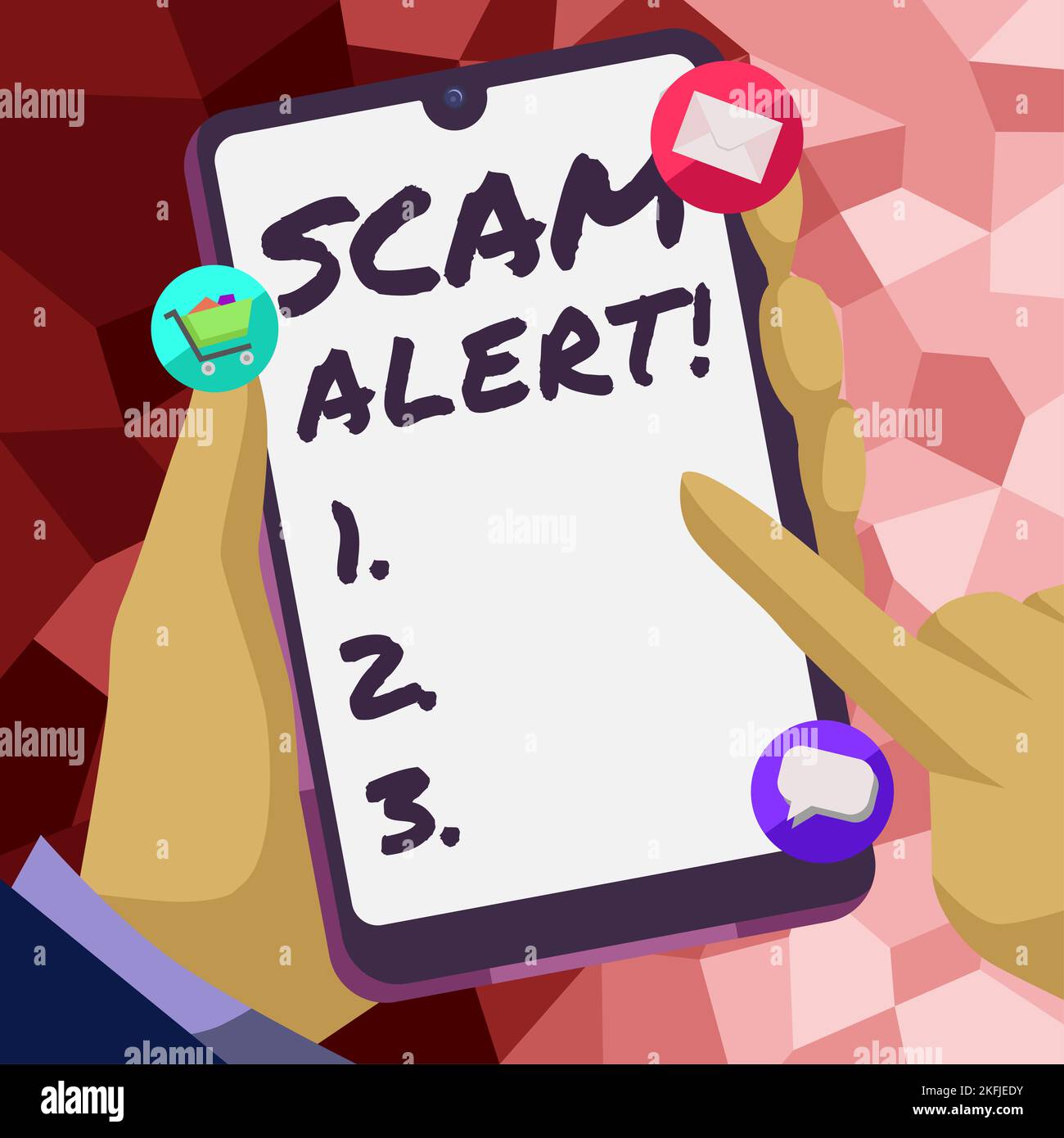 Writing displaying text Scam Alert. Business overview warning someone ...