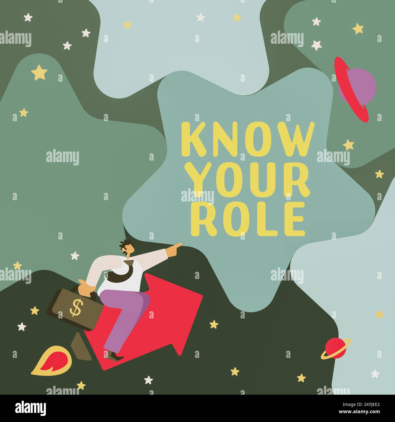 Conceptual caption Know Your Role. Word for Be clear of one ...