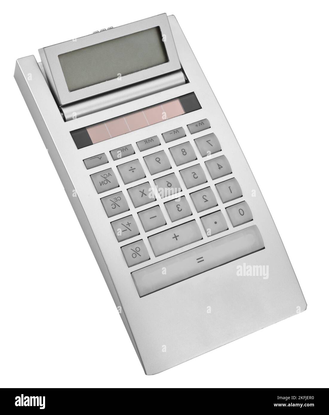 isolated gray calculator Stock Photo - Alamy