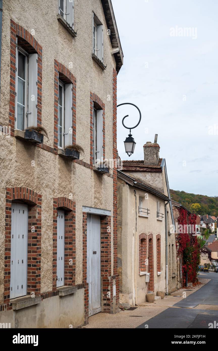Beautiful French architecture and houses in Champagne sparkling wine ...
