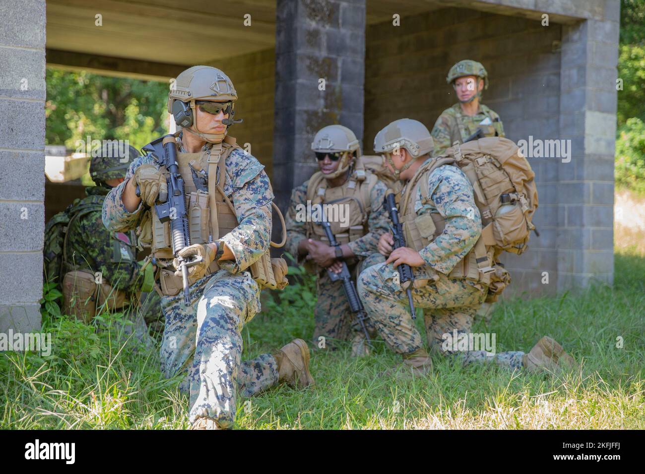 Joint force service members of the Information Warfighter Exercise (IWX ...