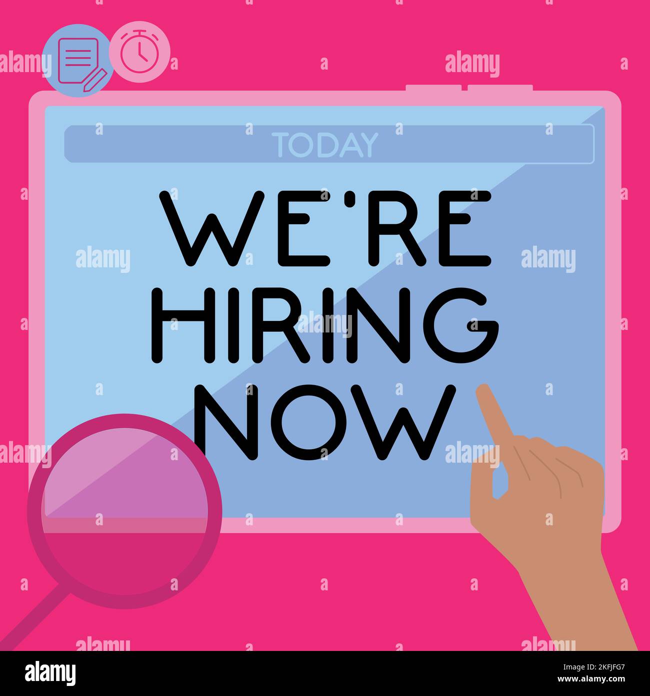 Inspiration showing sign We'Re Hiring Now. Concept meaning recently ...