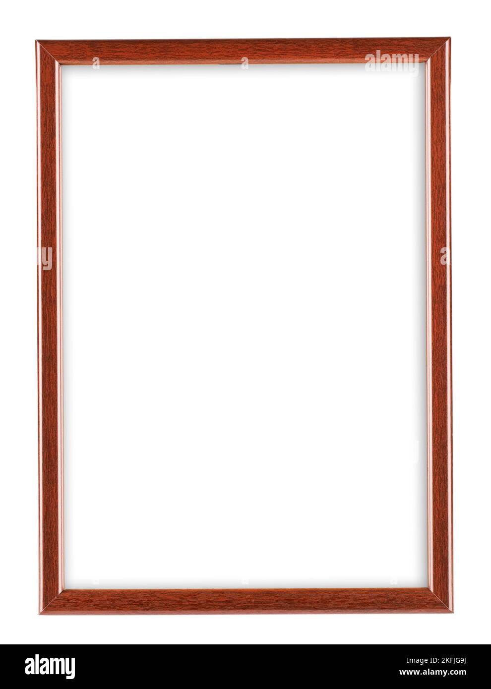 red frame isolated on white Stock Photo - Alamy