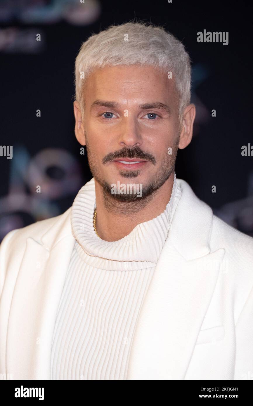 Matt Pokora attends the 24th NRJ Music at Palais des Festivals, on ...