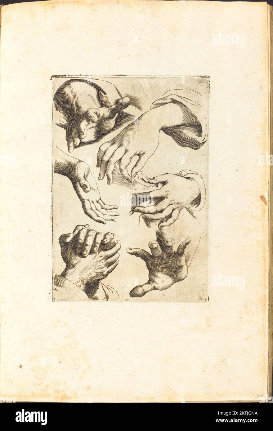 Print from Drawing Book, c. 1610/1620 Stock Photo - Alamy