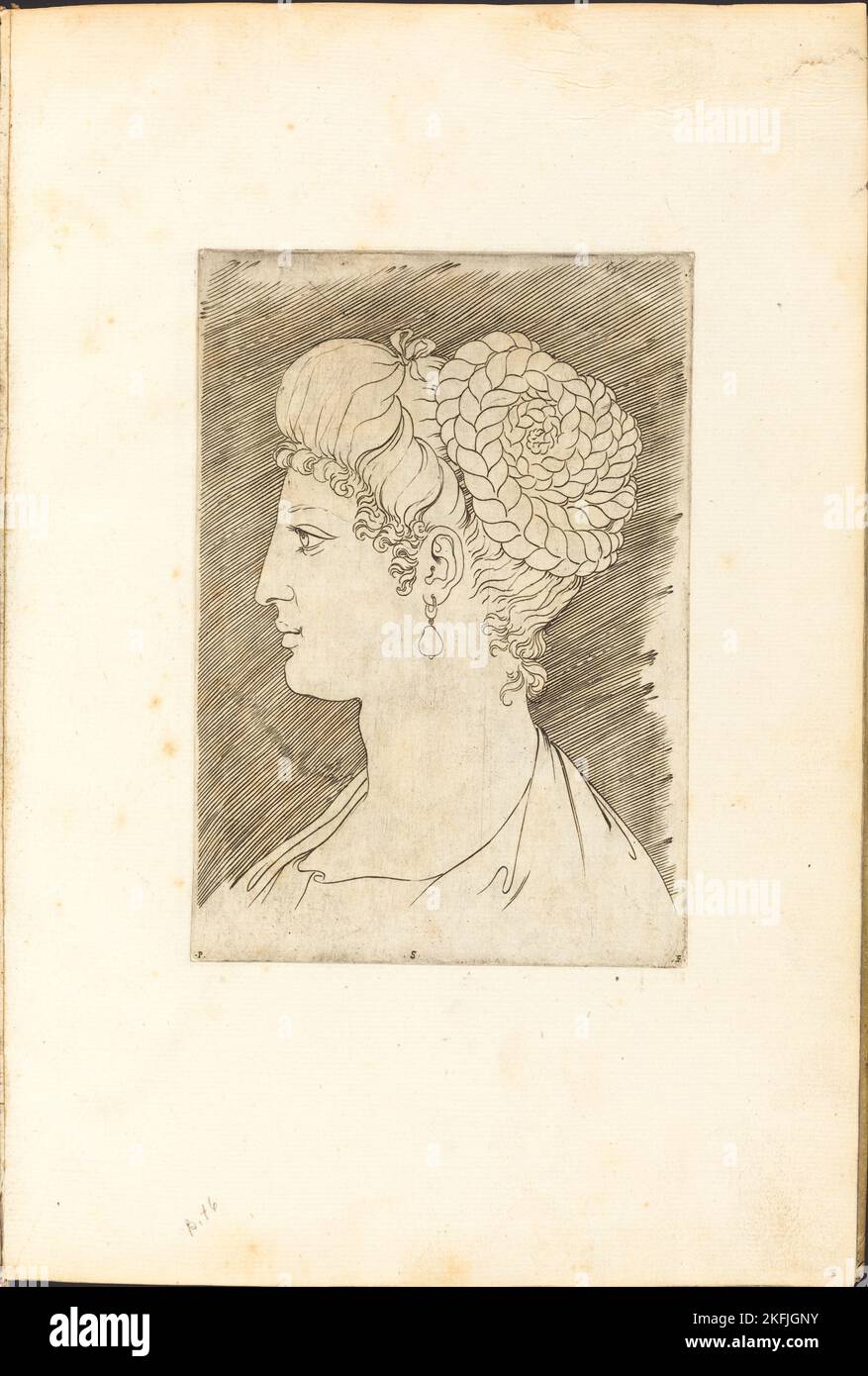 Print from Drawing Book, c. 1610/1620 Stock Photo - Alamy