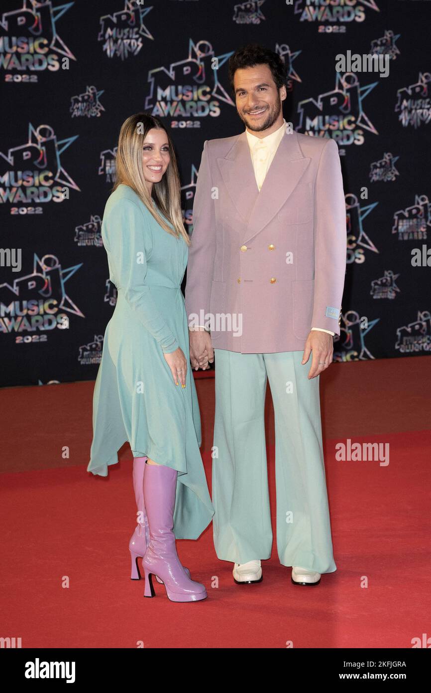 Amir Haddad and Lital Haddad attend the 24th NRJ Music at Palais des ...