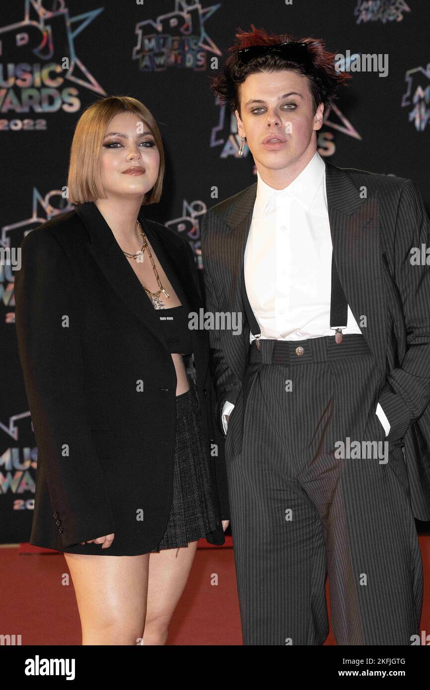 Louane And Dominic Richard Harrison Known As Yungblud Attend The 24th Nrj Music At Palais Des