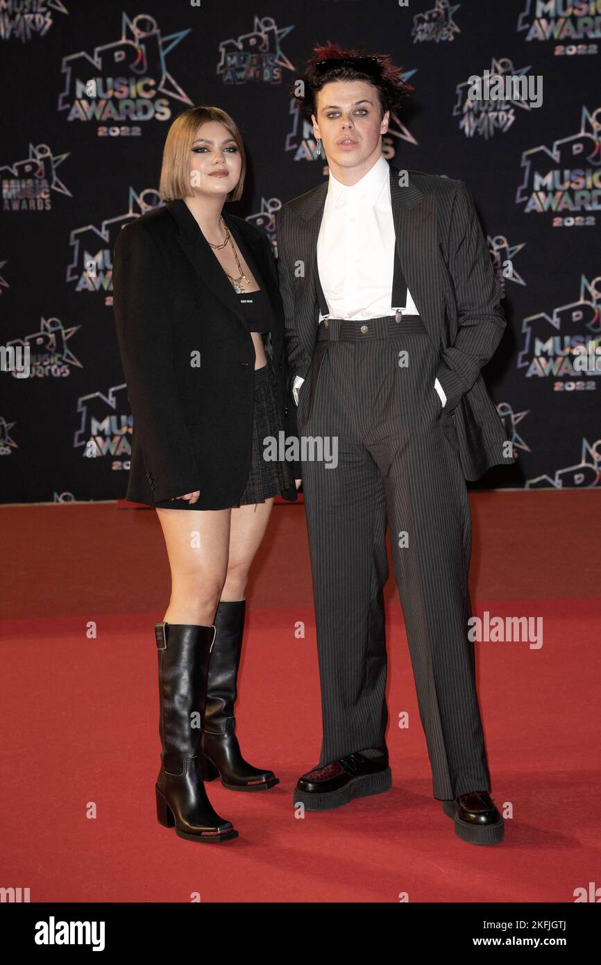 Louane and Dominic Richard Harrison known as Yungblud attend the 24th ...
