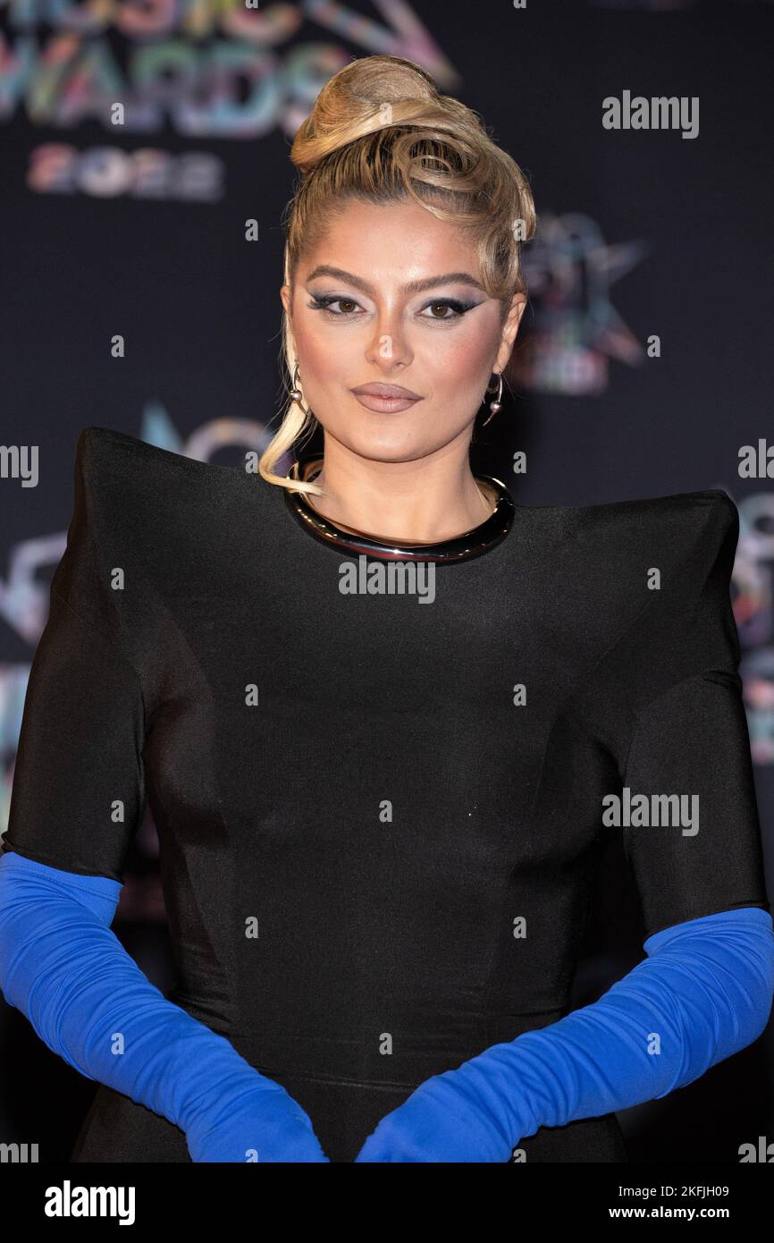 Bebe Rexha attends the 24th NRJ Music at Palais des Festivals, on ...