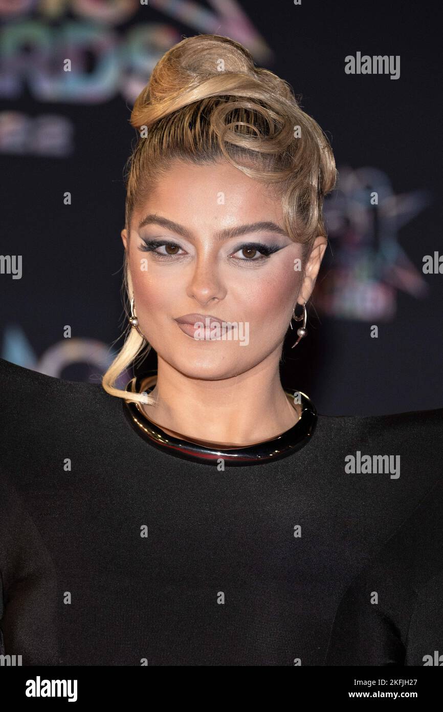 Bebe Rexha attends the 24th NRJ Music at Palais des Festivals, on ...