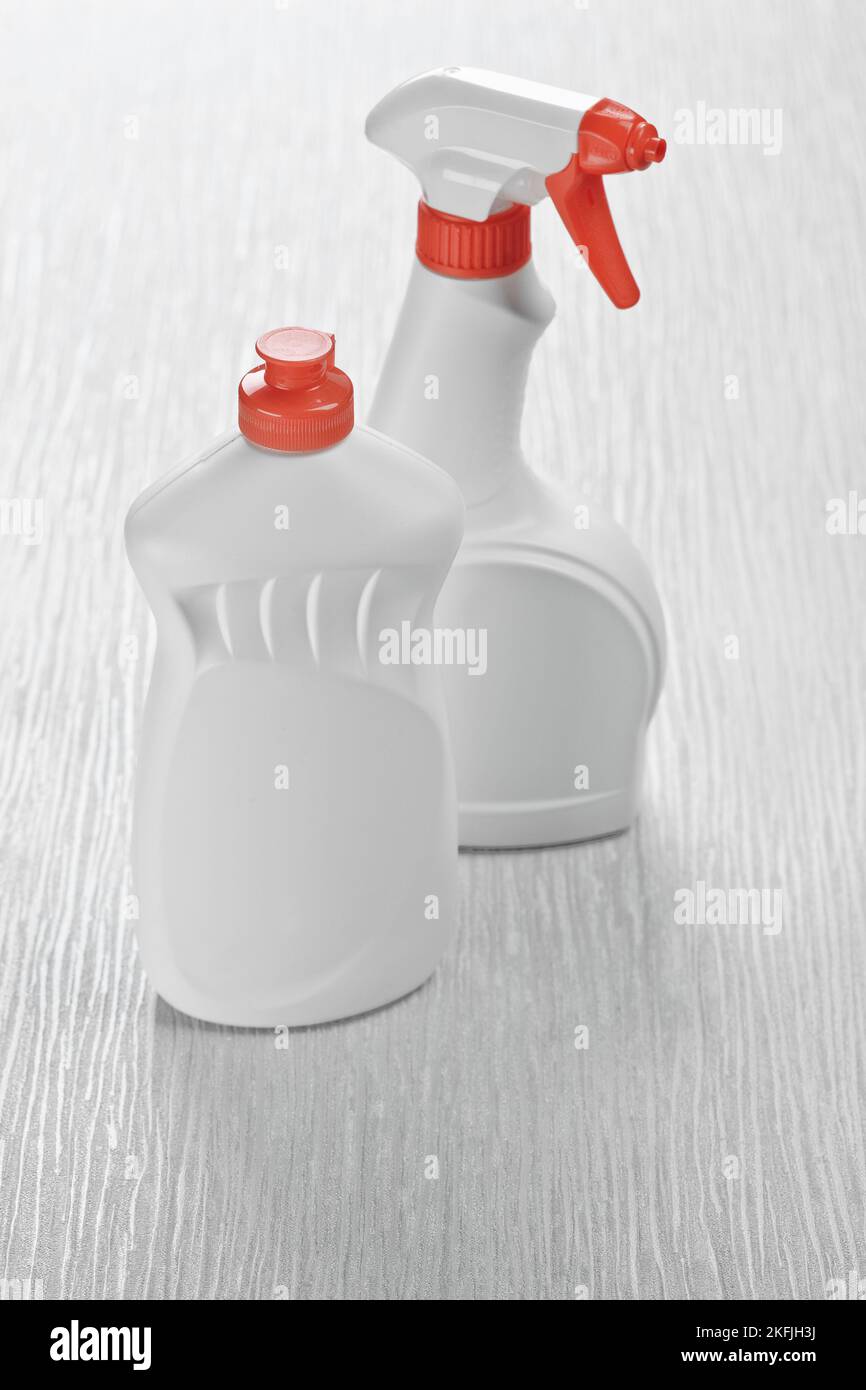 two plastic bottles Stock Photo - Alamy