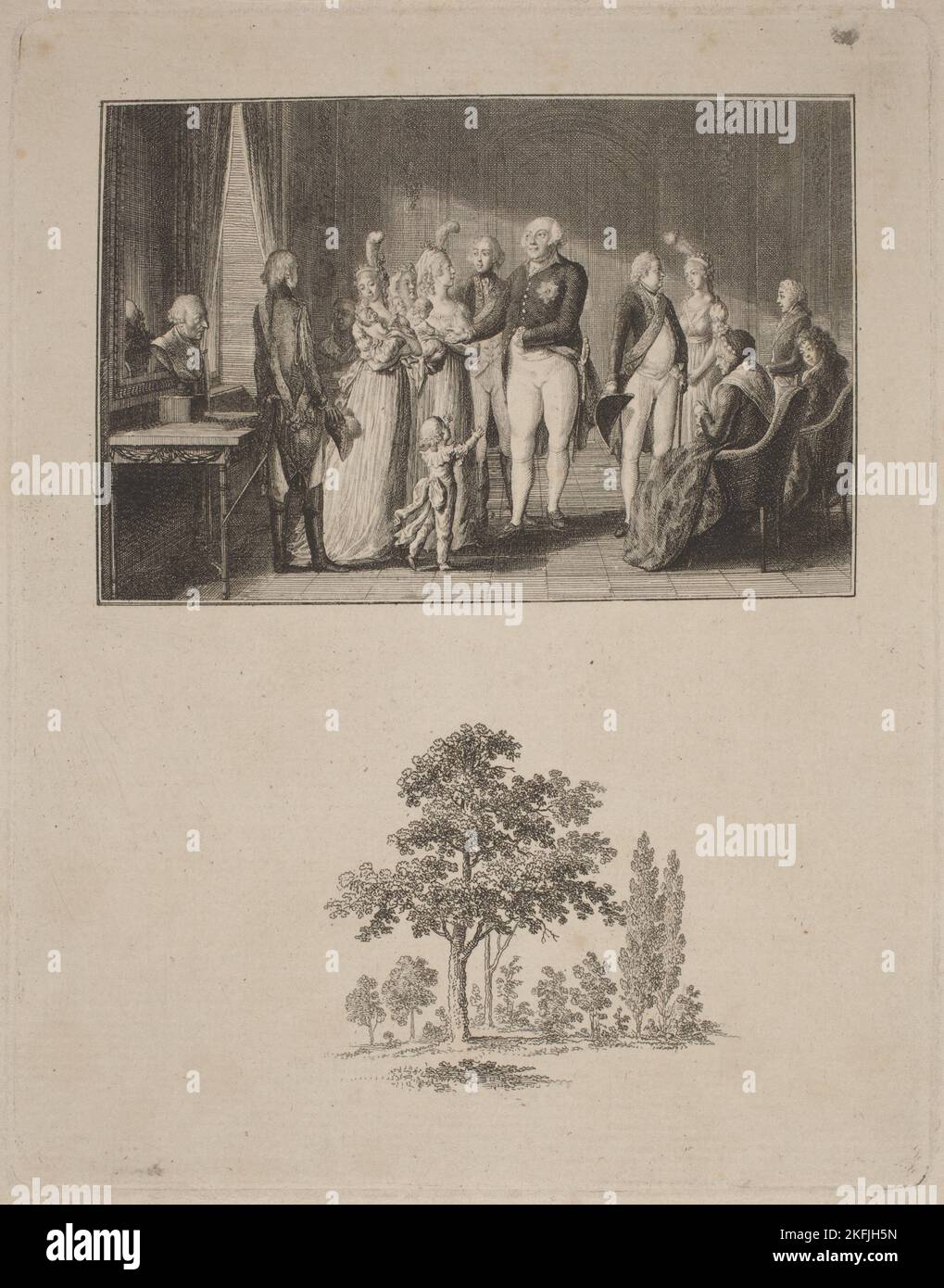 The Prussian Royal Family, 1796 Stock Photo - Alamy