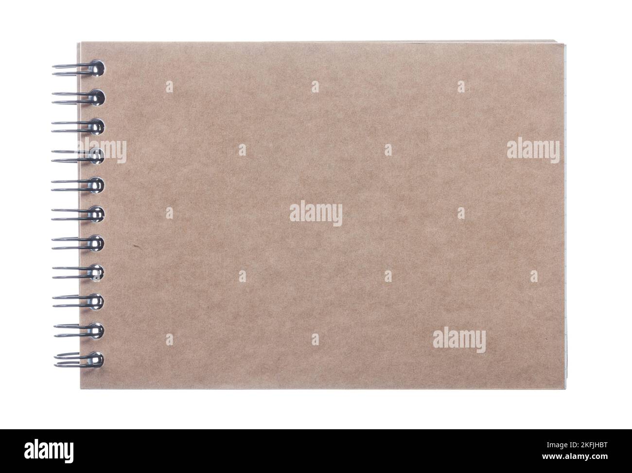 Vintage notepad isolated on white Stock Photo - Alamy