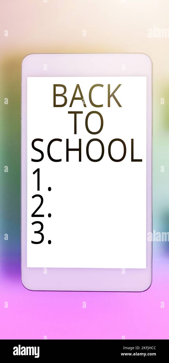 Hand writing sign Back To School. Internet Concept New Teachers Friends ...