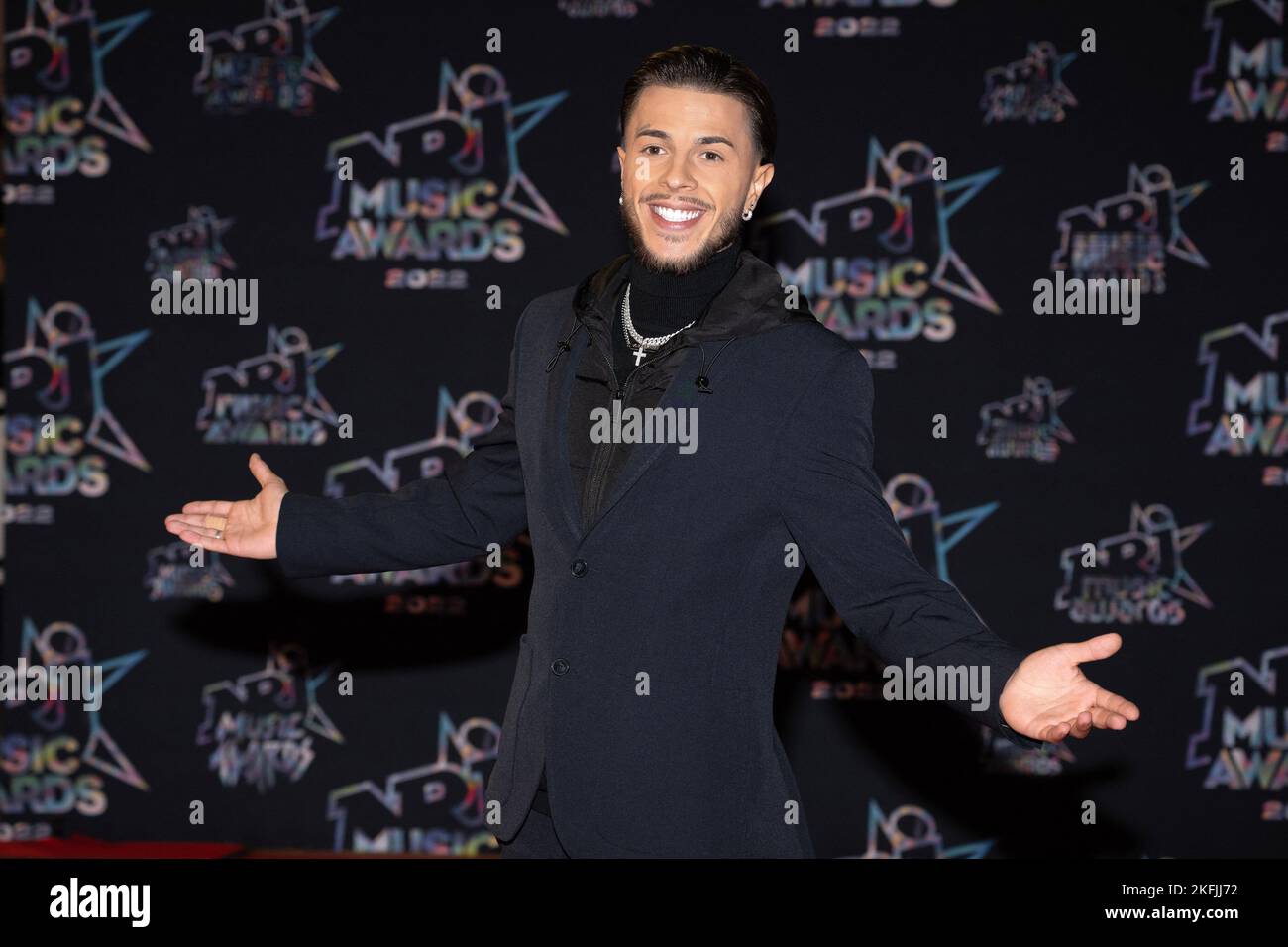 Yanns attends the 24th NRJ Music at Palais des Festivals, on November ...