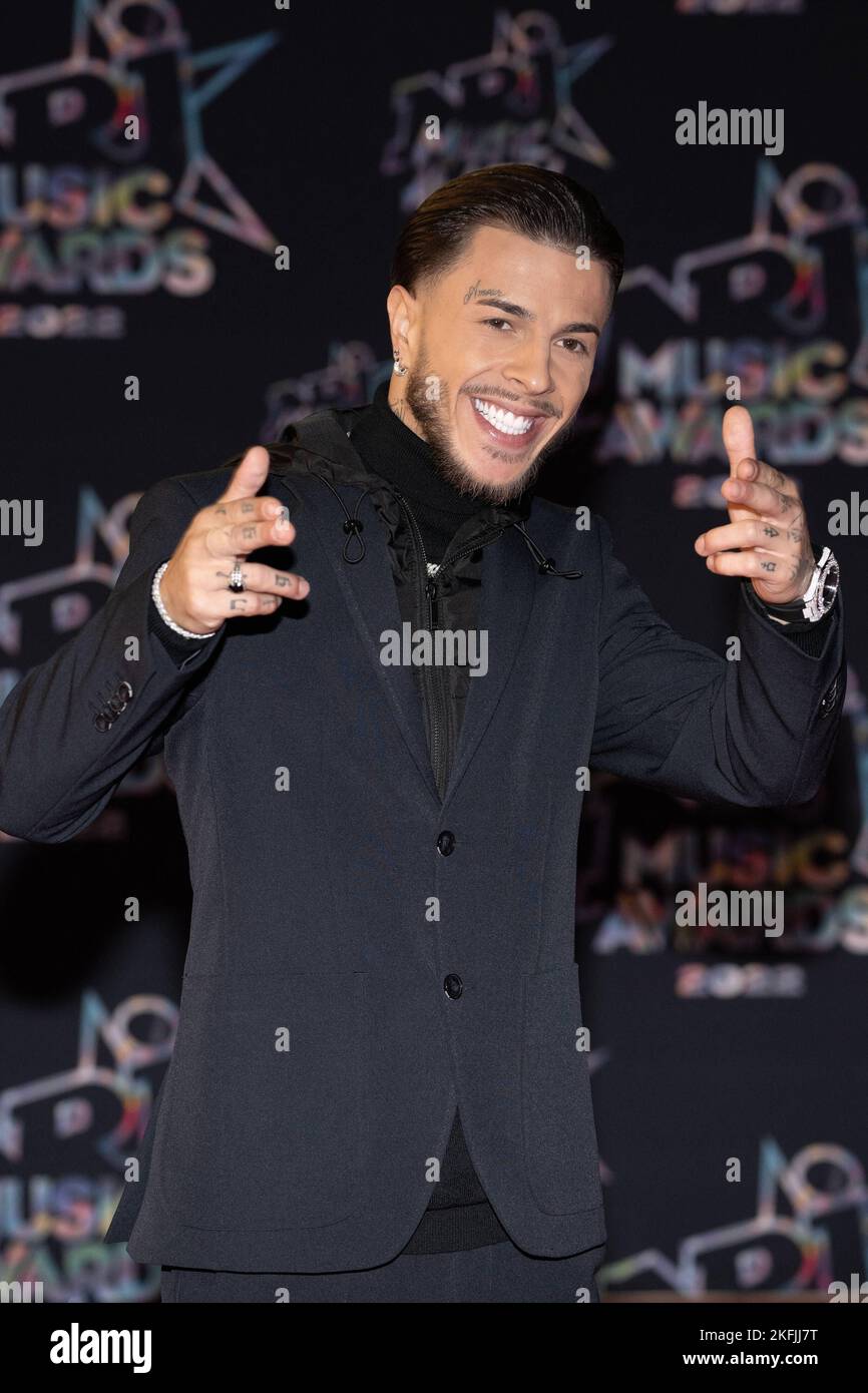 Yanns attends the 24th NRJ Music at Palais des Festivals, on November ...