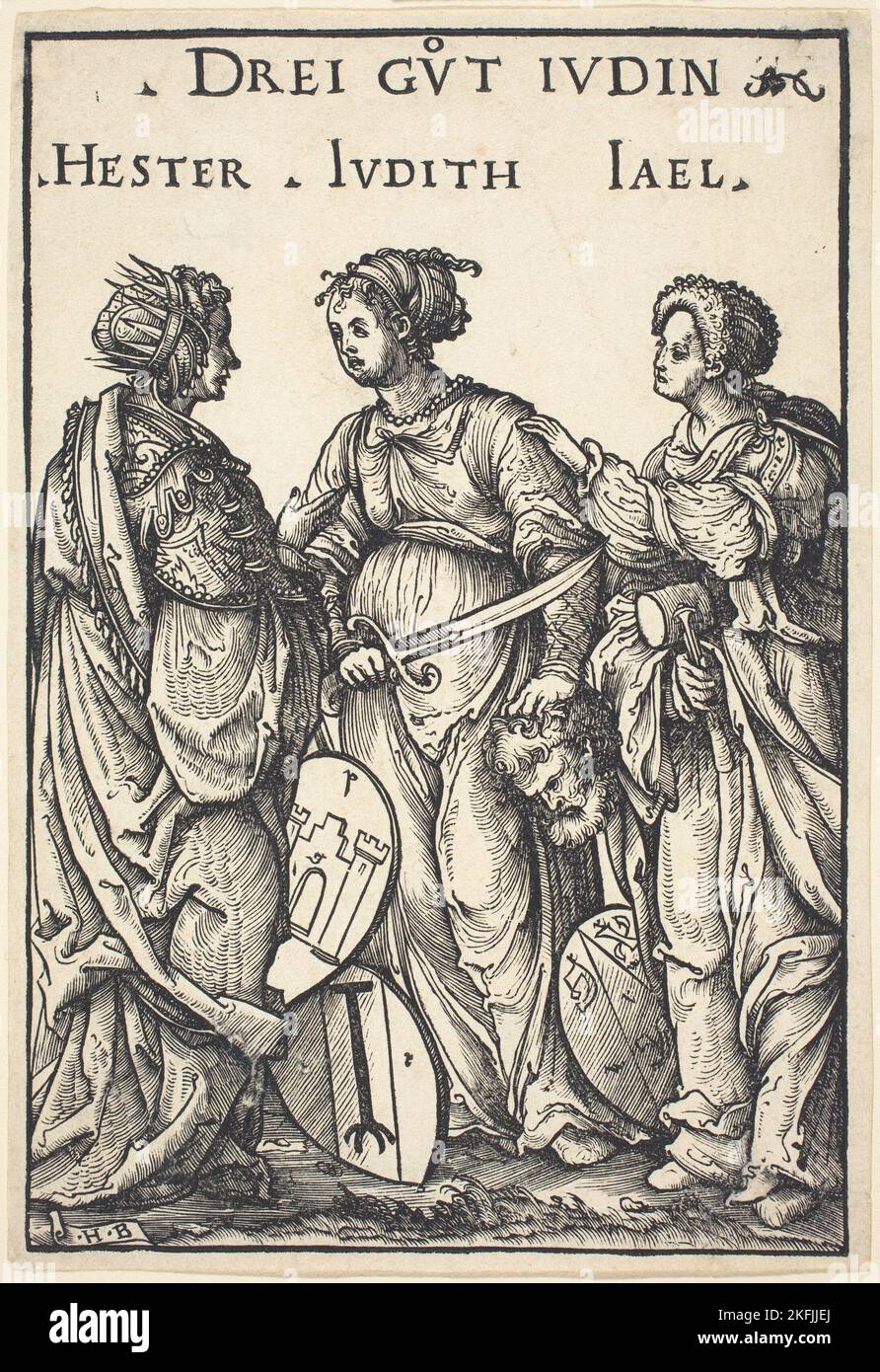 Hester, Judith and Jael, 1516 Stock Photo - Alamy