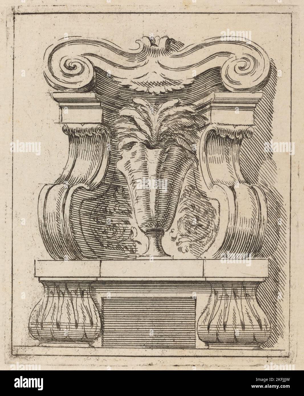 Architectural Motif with a Vase, c. 1690 Stock Photo - Alamy