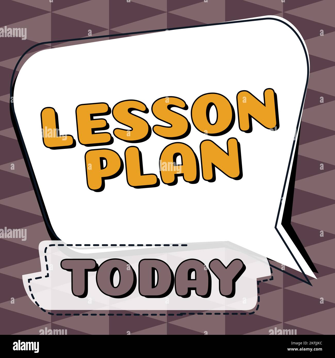 Hand writing sign Lesson Plan. Word Written on a teacher's detailed ...