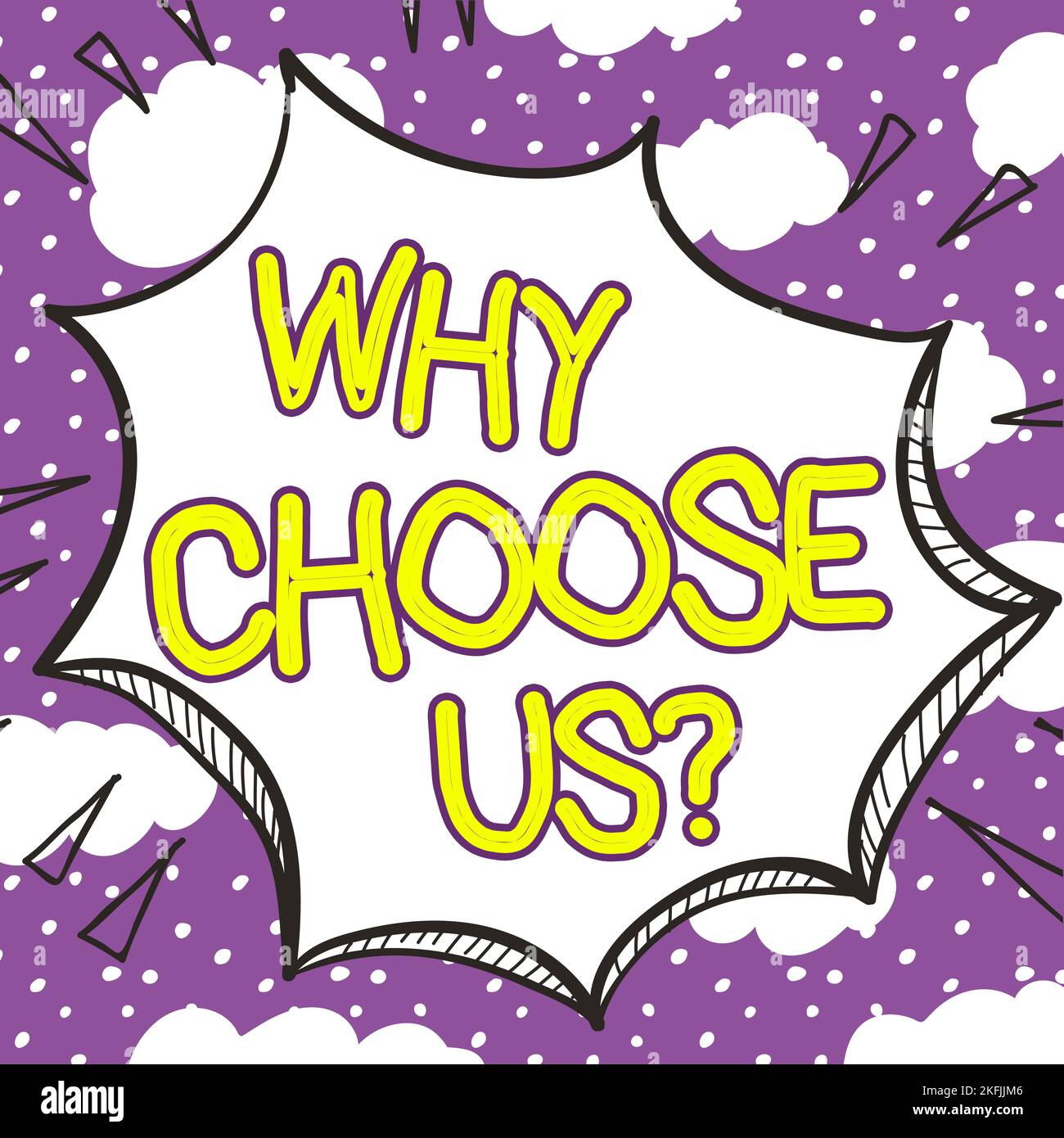Conceptual caption Why Choose Us. Word for Reasons for choosing our ...