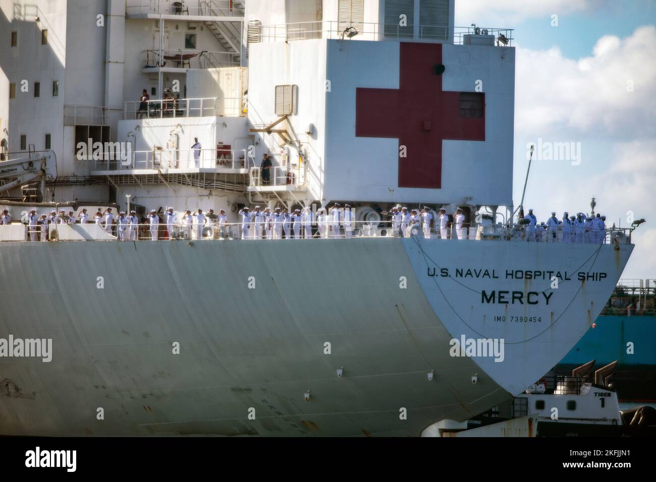 PEARL HARBOR (Sept. 20, 2022) – Sailors man the rails as Military ...