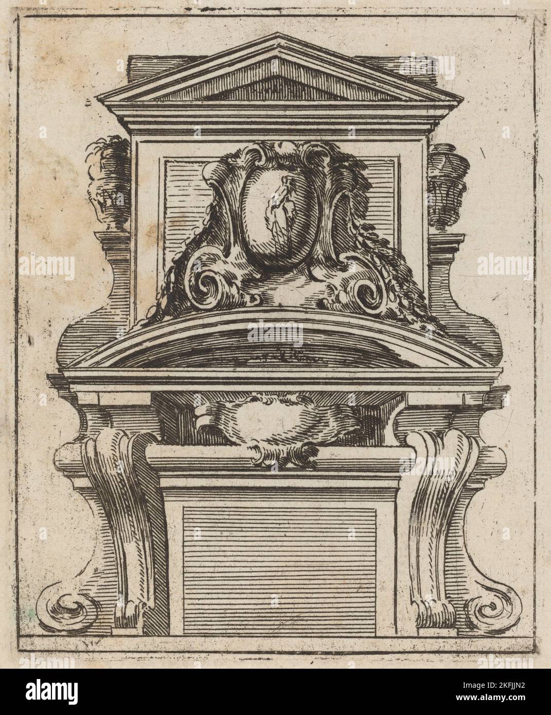 Architectural Motif with a Figure, c. 1690 Stock Photo - Alamy